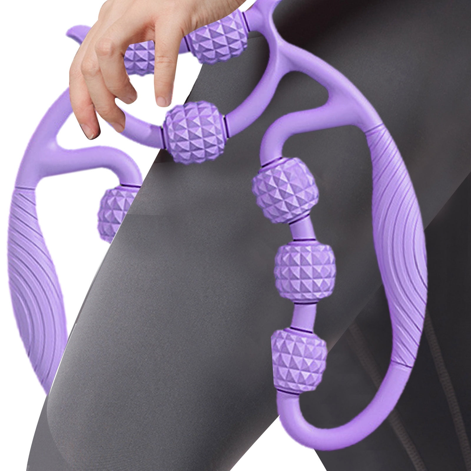 Massage Roller 9 Wheel Muscle Roller for Arm and Leg, Muscle Relaxation ...