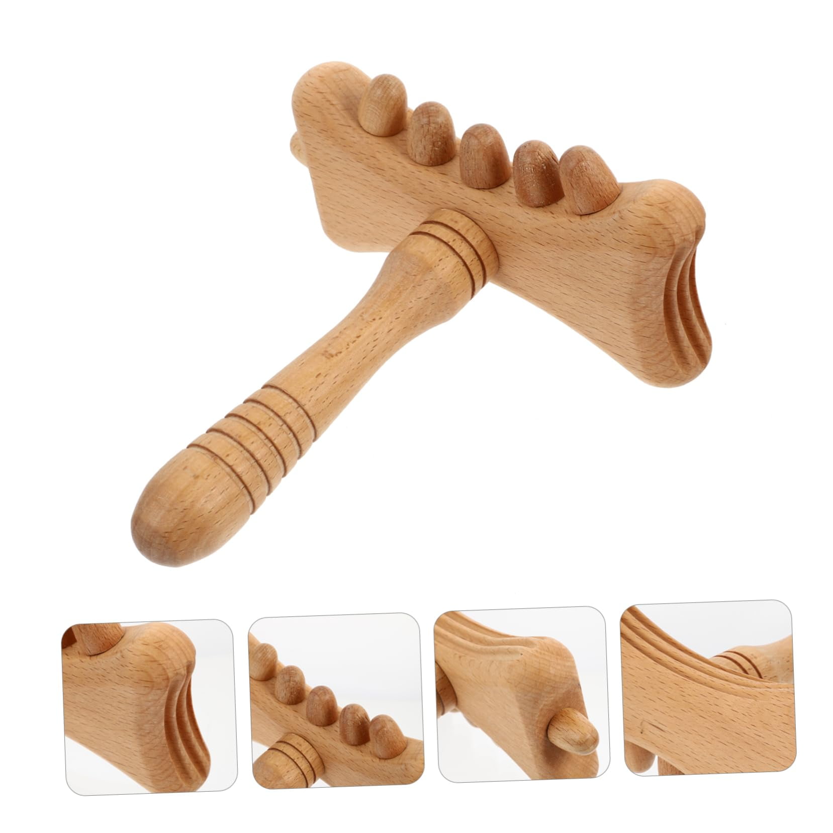 Massage Roller, Massage Tools, Back Scraping Board Thai Hand Massager ...