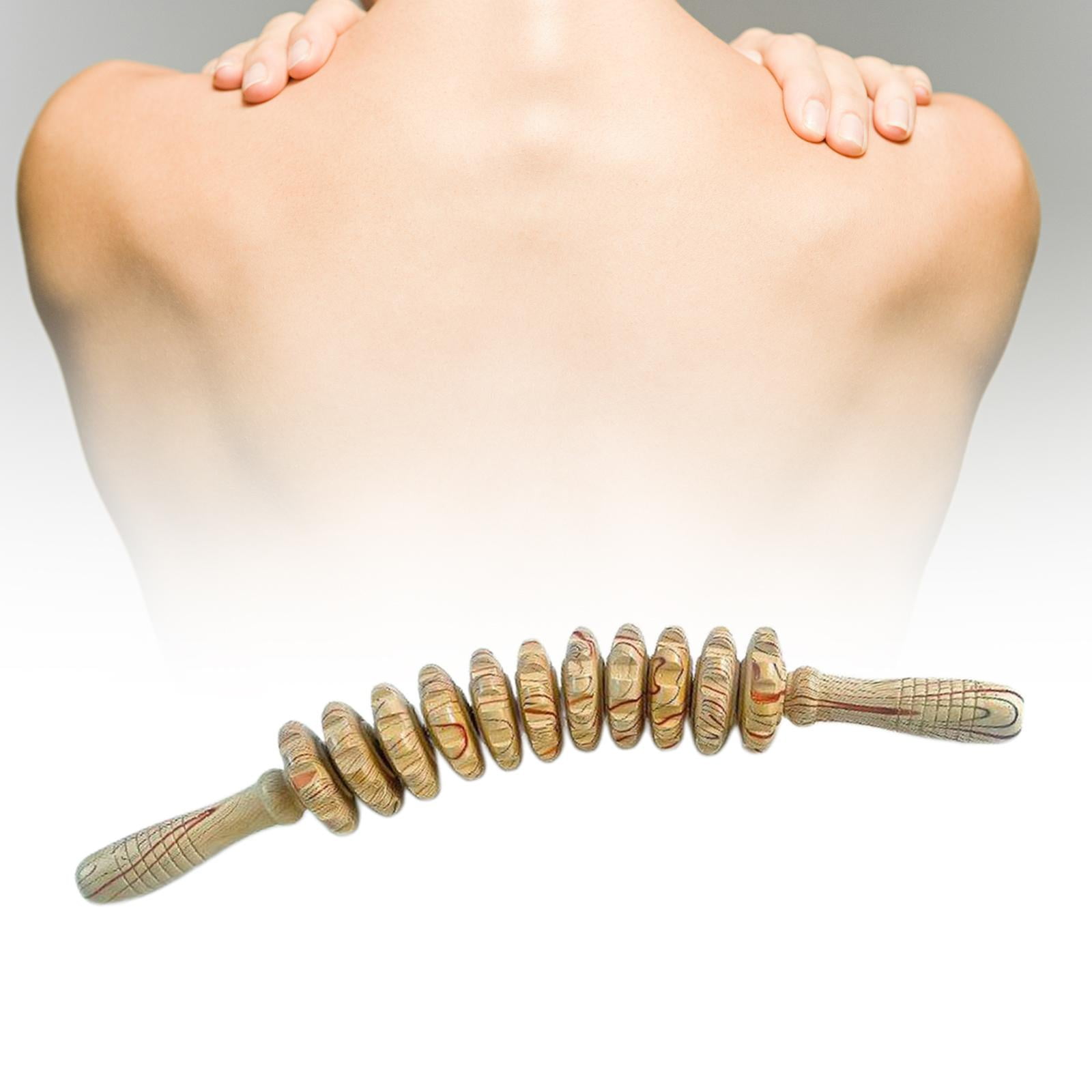 Massage Roller,Wooden Massage Roller Waist Thigh Body Manual Wood ...