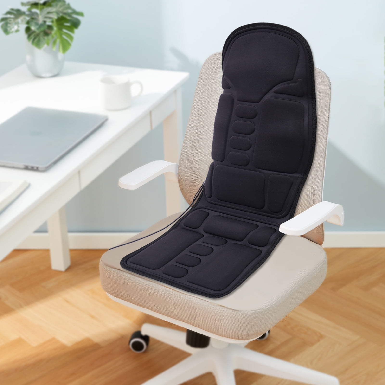 Massage Seat Cover with Heat Function and Vibration, Back Massager for ...
