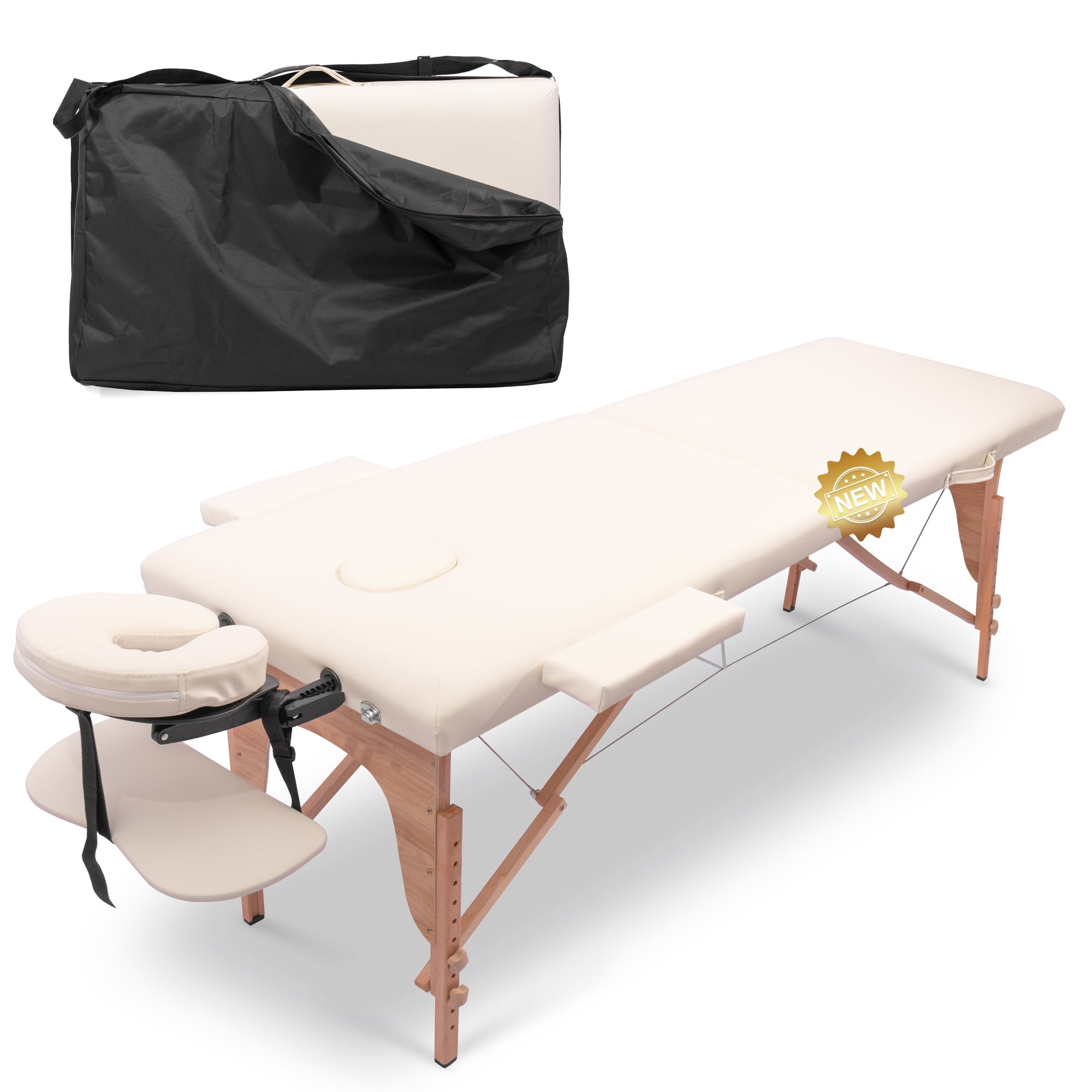 Massage Table Portable Massage Bed Lash Bed with Carrying Case Spa ...
