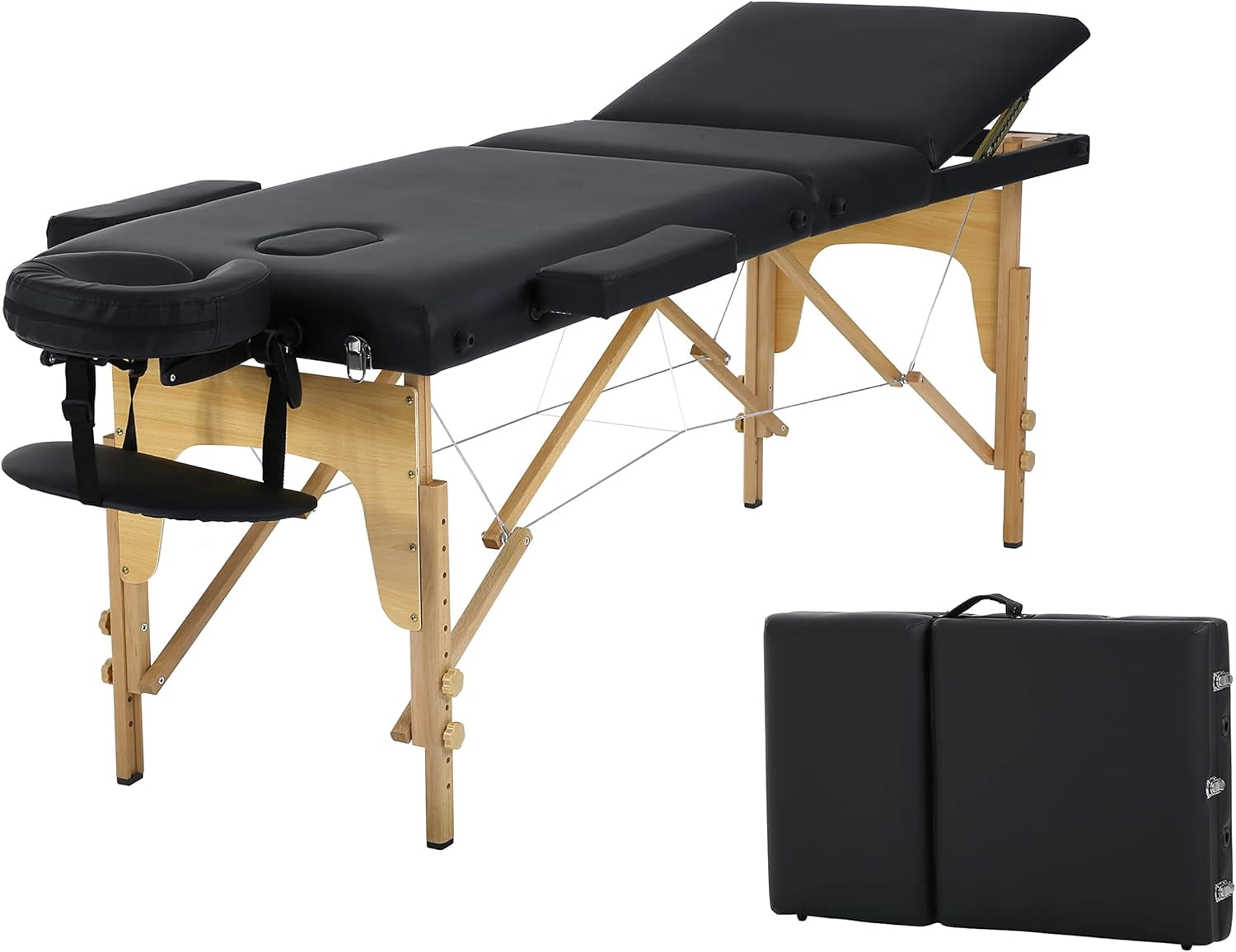 Massage Tables Portable Lash Bed 73 in Long 24 in Wide Tattoo Table ...
