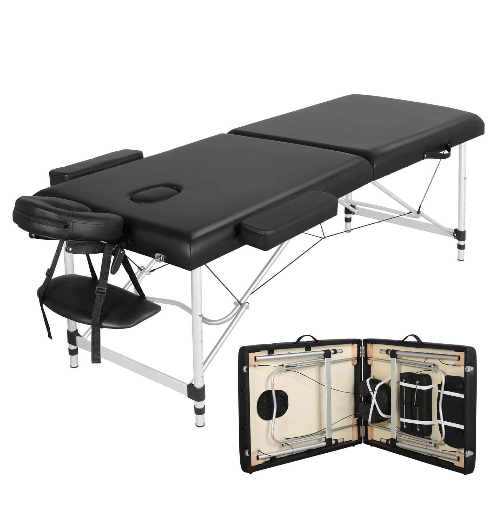 Massage Tables Portable Massage Bed Aluminium Height Adjustable Facial ...