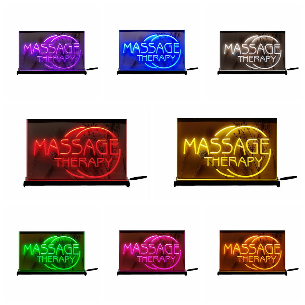 Massage Therapy Body OPEN Vintage LED Neon Sign-Posters,3DCarving,Wall ...