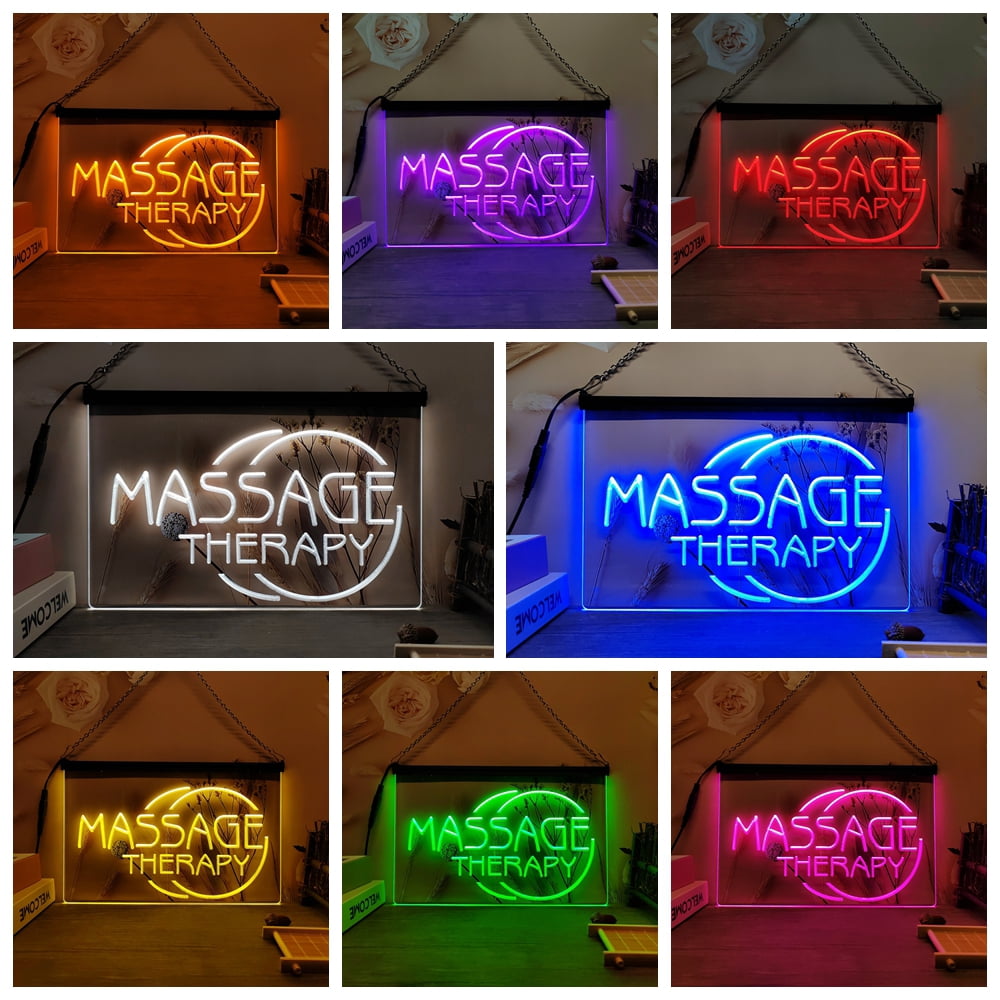 Massage Therapy Body OPEN Vintage LED Neon Sign-Posters,3DCarving,Wall ...