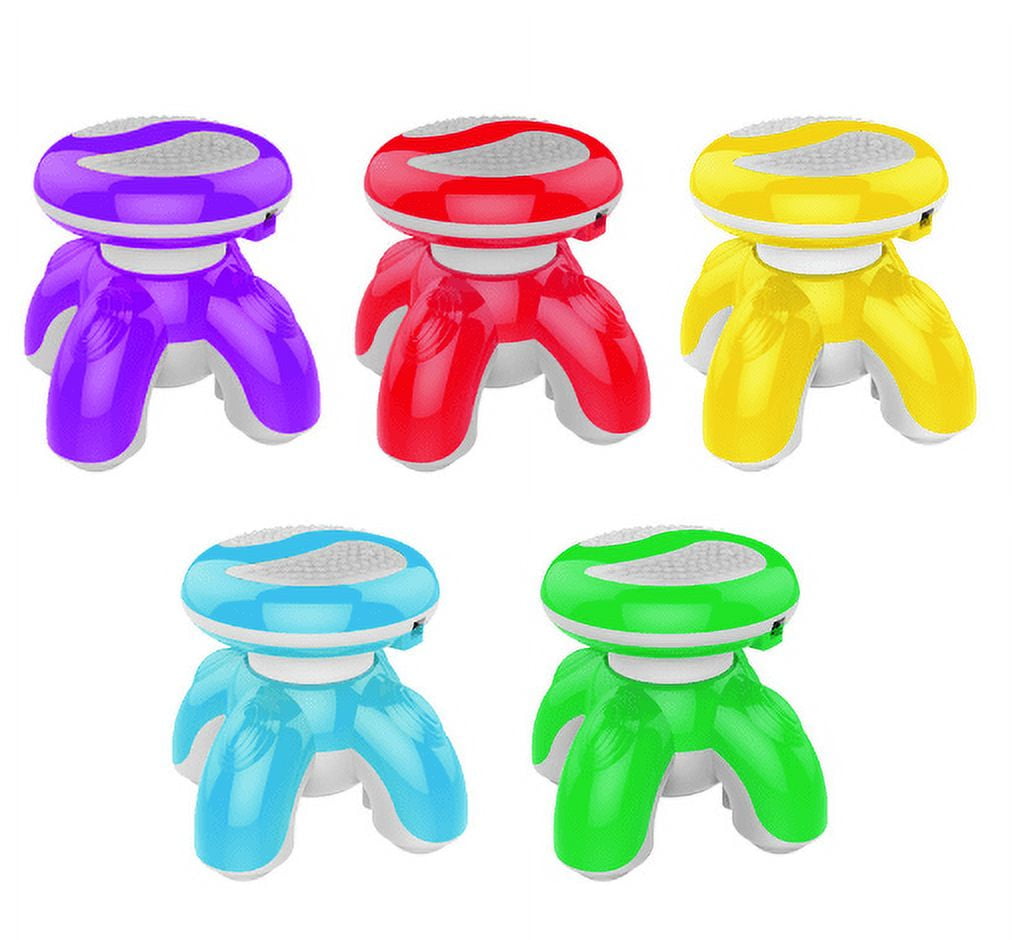Massager Electric Small Four-Foot Vibration Luminous Waist and Leg Back ...