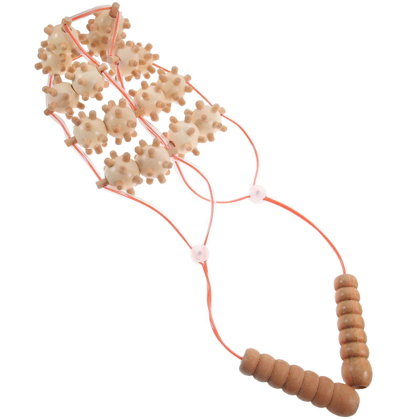 Portable Wooden Back Massager Roller 1 Set Back Massage Tool - Walmart.com