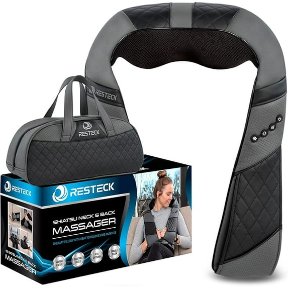 Massagers for Neck and Back with Heat - Deep Tissue 3D Kneading Pillow ...