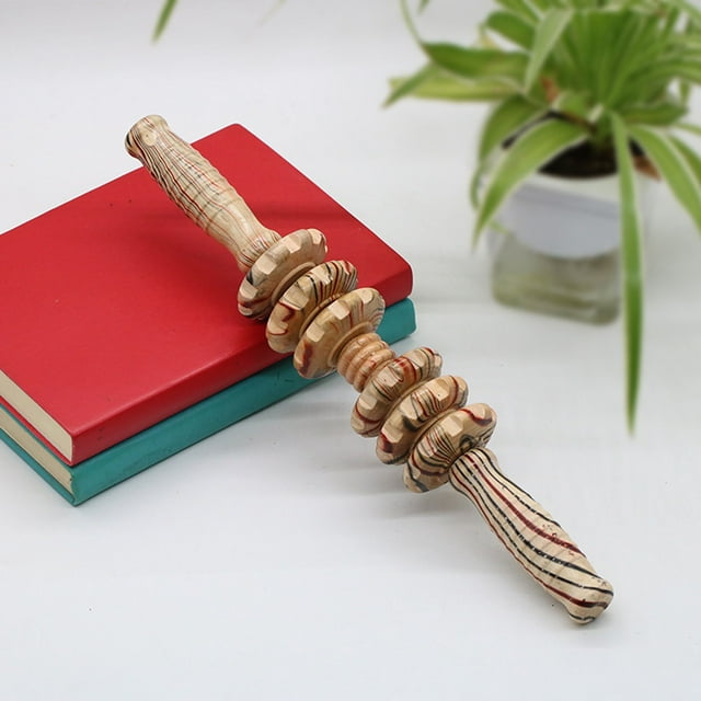 Massagers Wood Nine Wheel Abdominal Massager Massage Stick Multiple