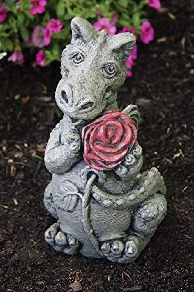 Massarellis Little Darling Dragon Baby Thorn - Solid Cast Stone Garden ...
