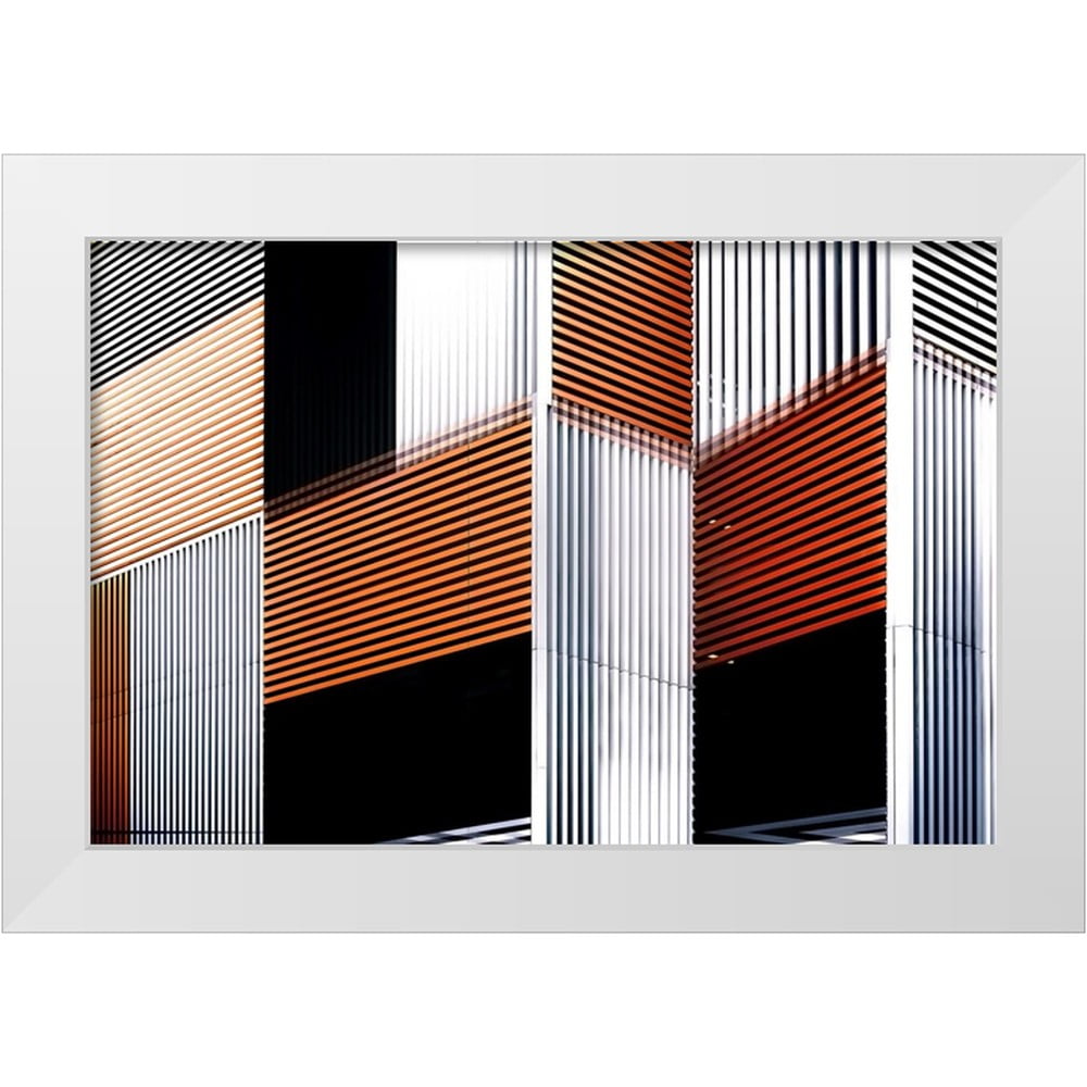 Massetti 14x11 White Modern Wood Framed Museum Art Print Titled ...
