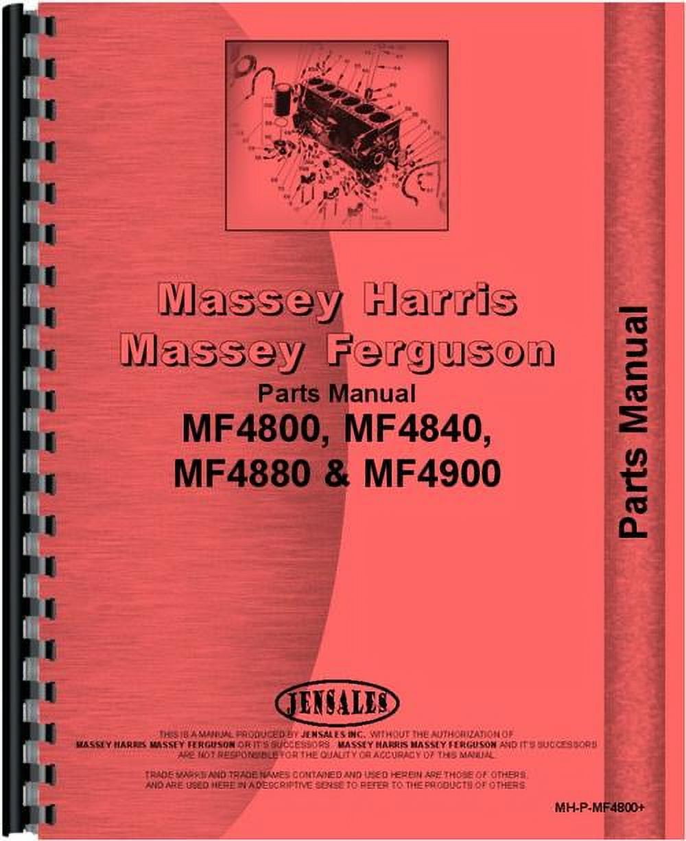Massey Ferguson 4840 Tractor Parts Manual - Walmart.com