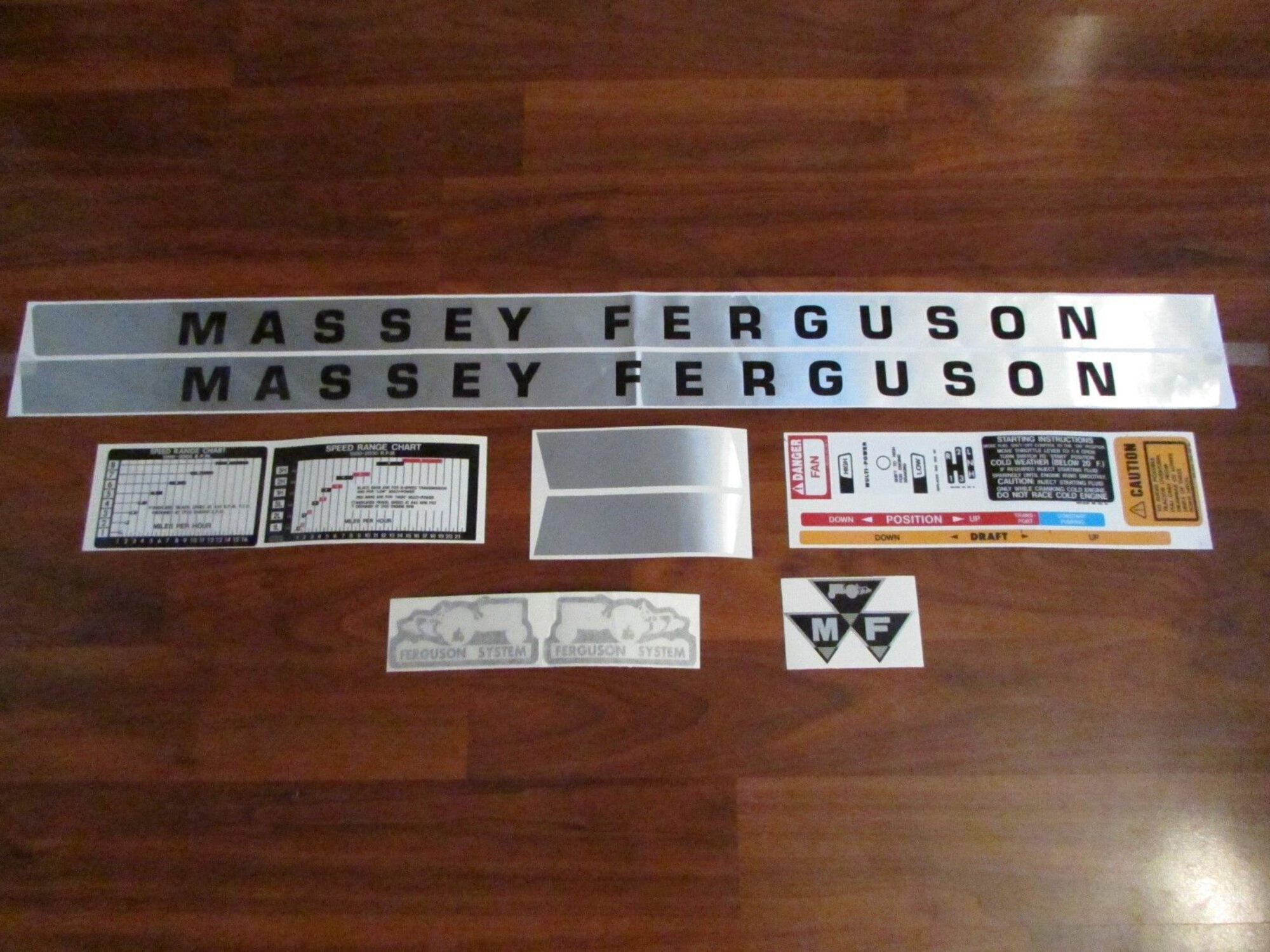 Massey Ferguson Deluxe Tractor 135 Gas Decal Set - Walmart.com
