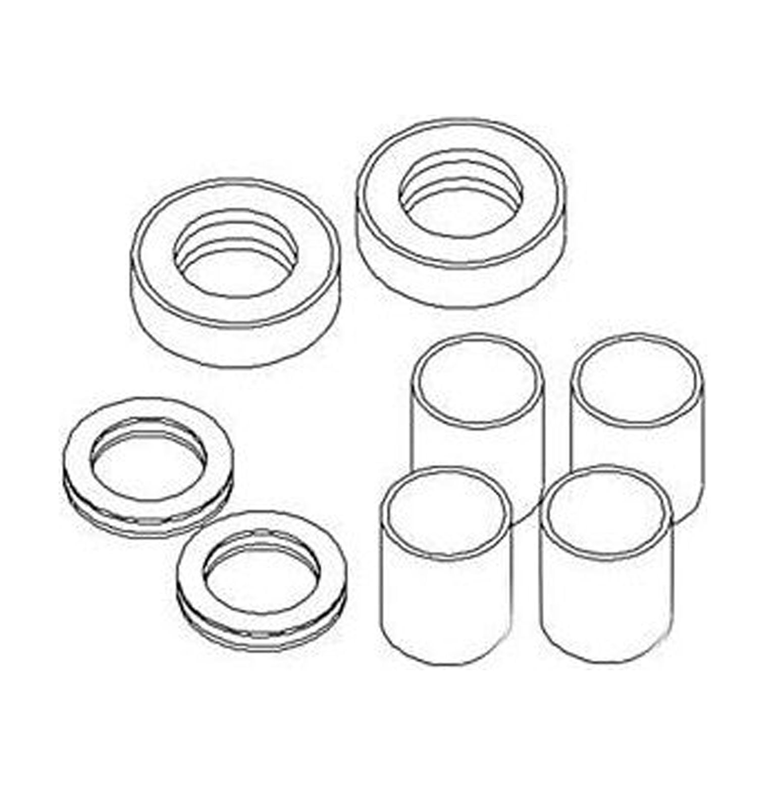 Massey Ferguson Kit Spindle Bushing Bearing & Seal Part No: A-SBBSKIT01 ...
