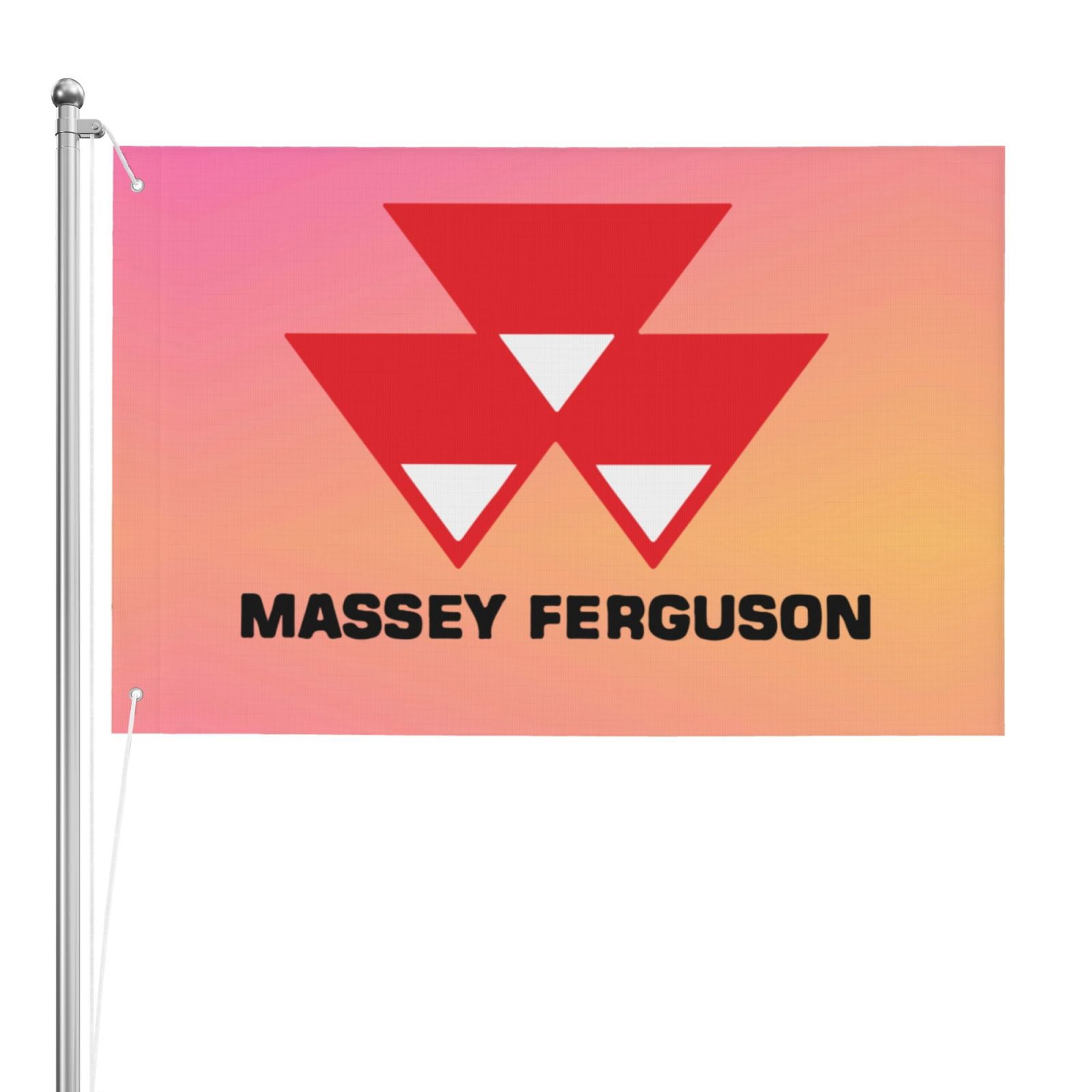 Massey Ferguson Logo Flag Double Sided Flag 2x3ft For Home/Company ...