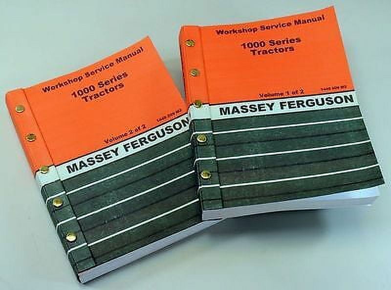Massey Ferguson Mf1010 Mf1020 Mf1030 Tractor Service Repair Shop Manual ...