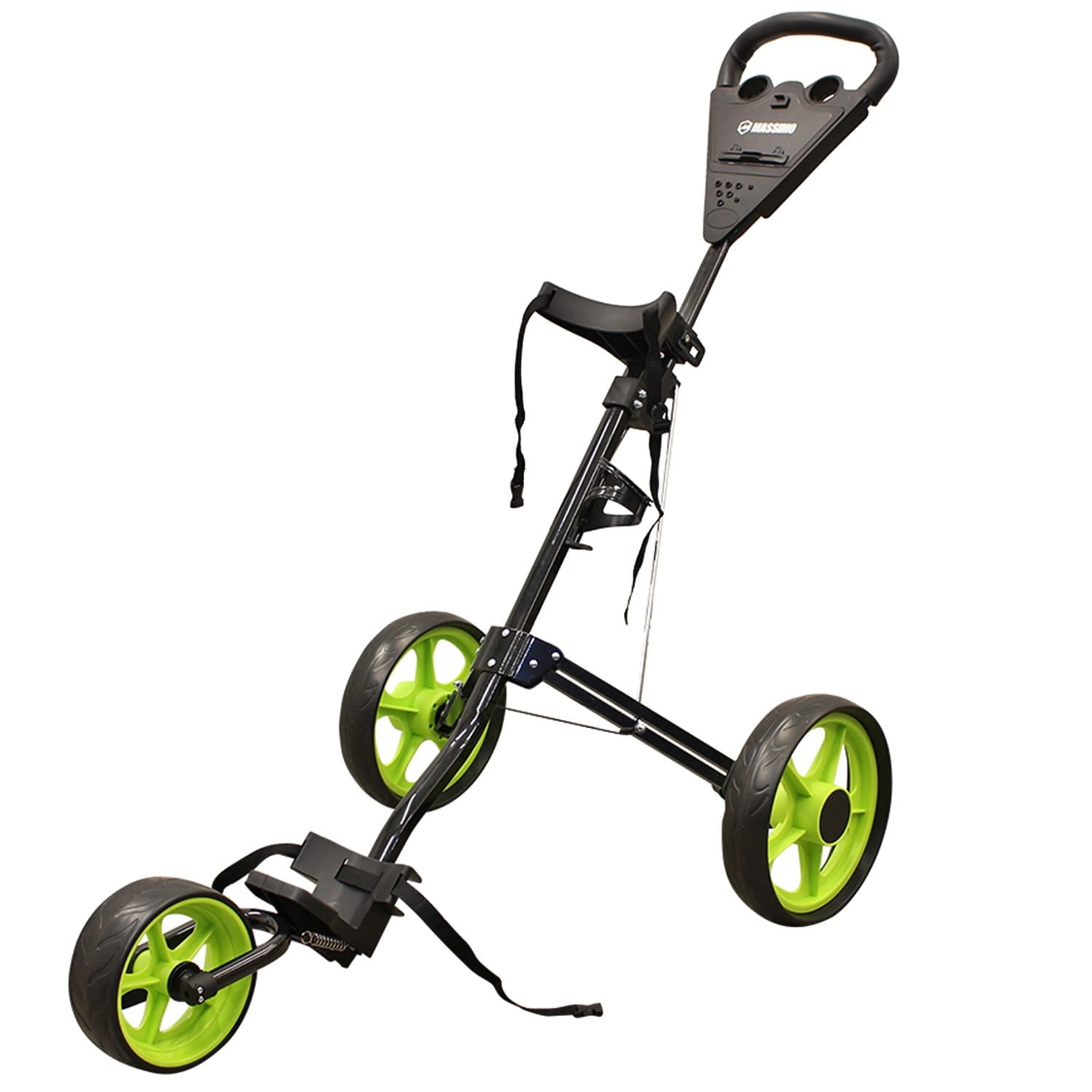 Massimo A001 3-Wheel Golf Push Cart - Super Lightweight, Easy To Fold ...