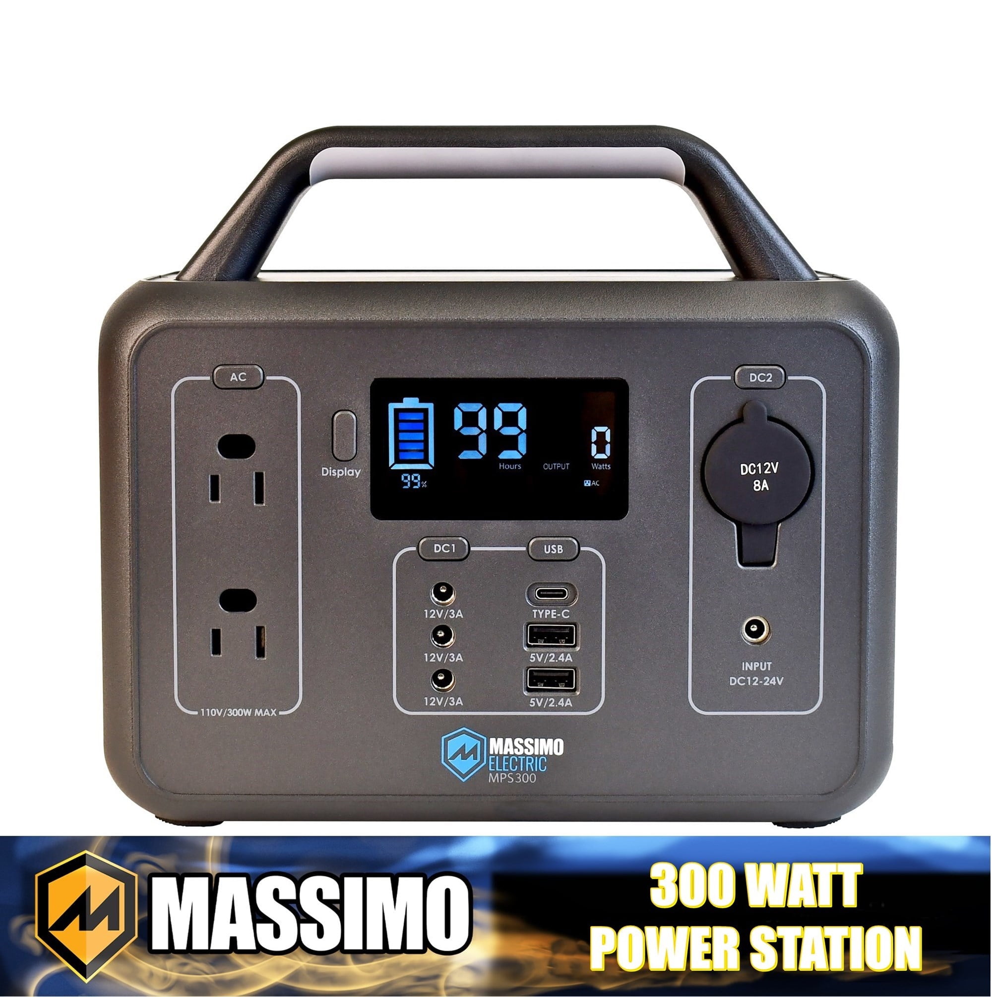 Massimo 300W Power Station with 9 Charging Outlets - Walmart Business ...