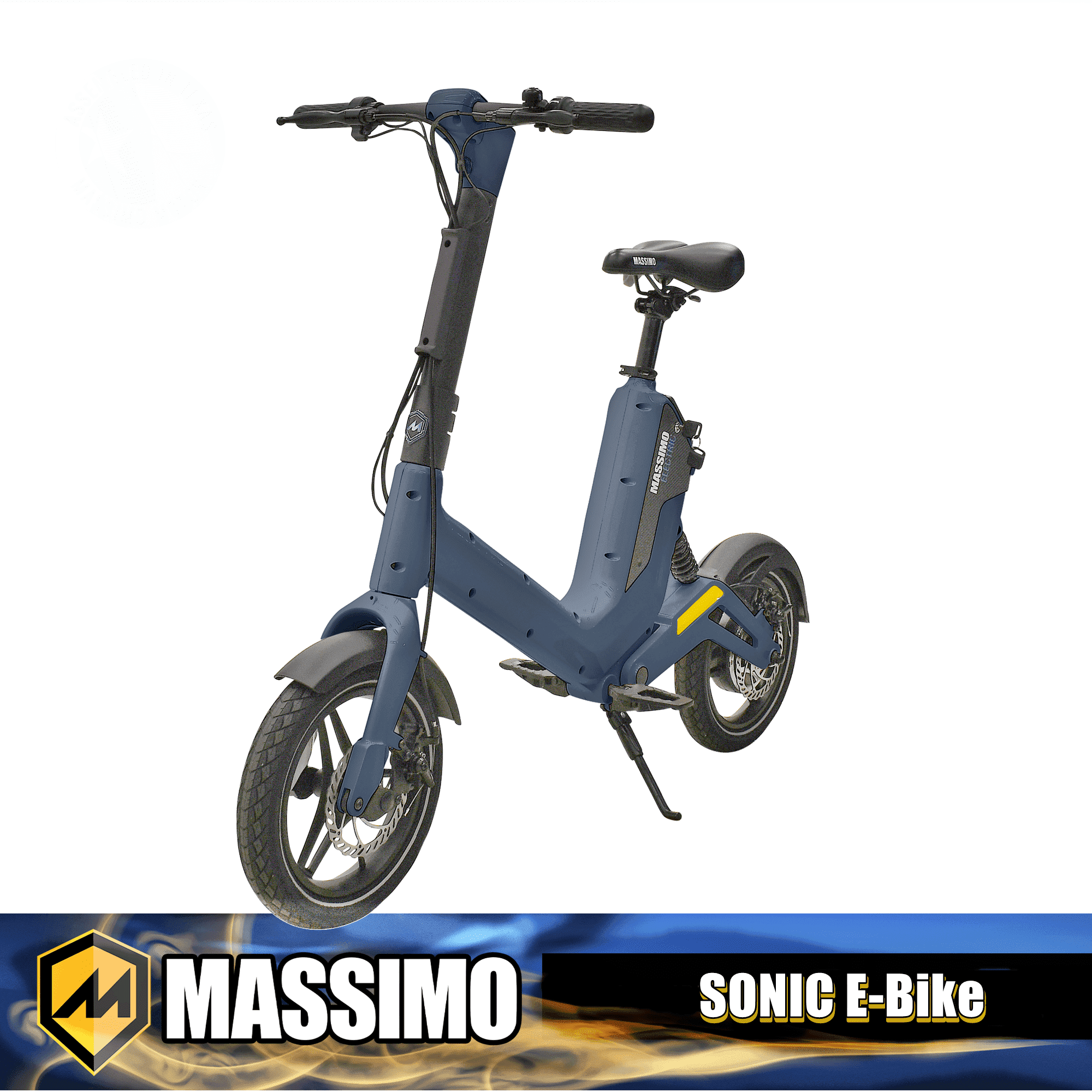 Massimo 350W Sonic Electric Scooter for Adults- Blue - Walmart.com