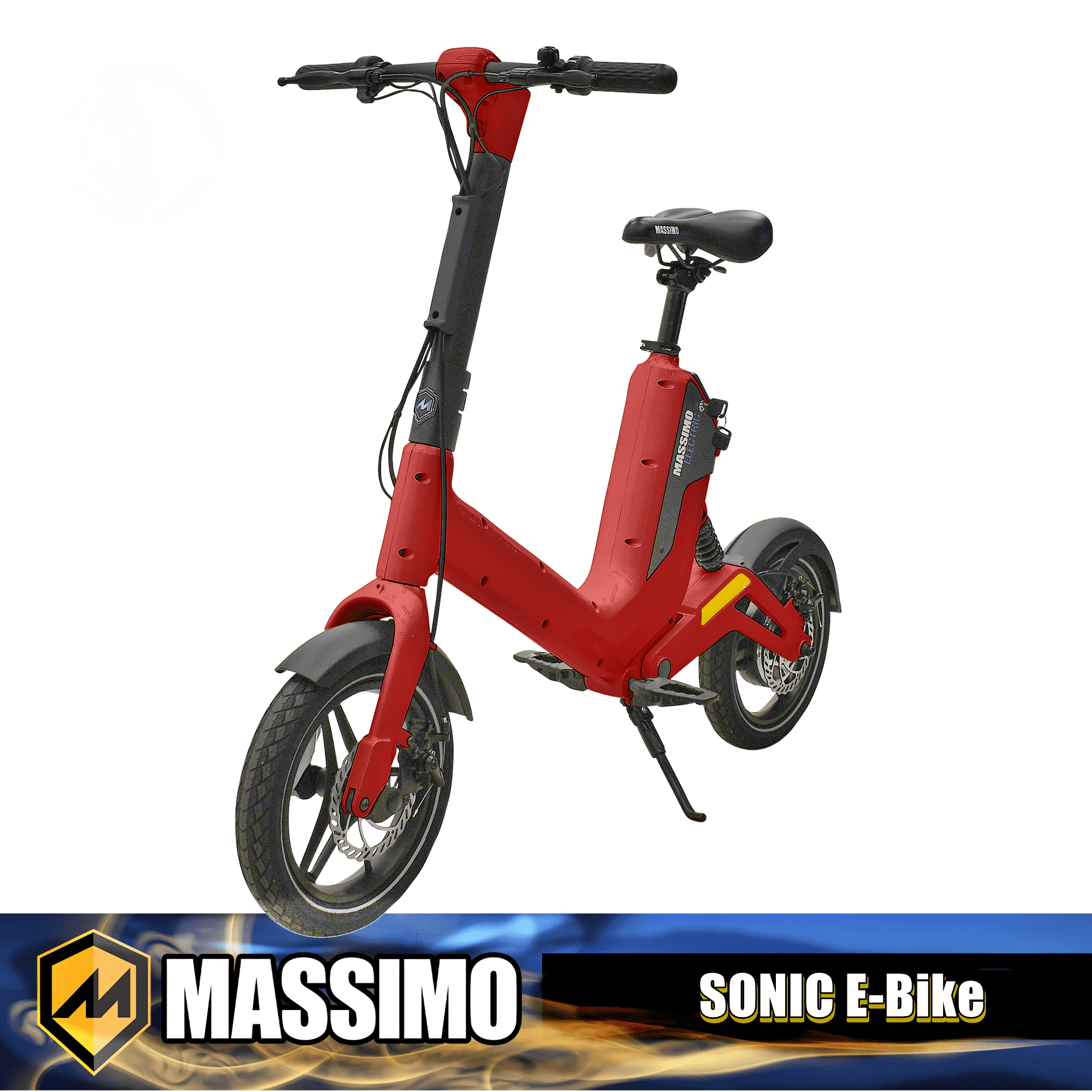 Massimo 350W Sonic Electric Scooter for Adults, 350W Hub Motor ...