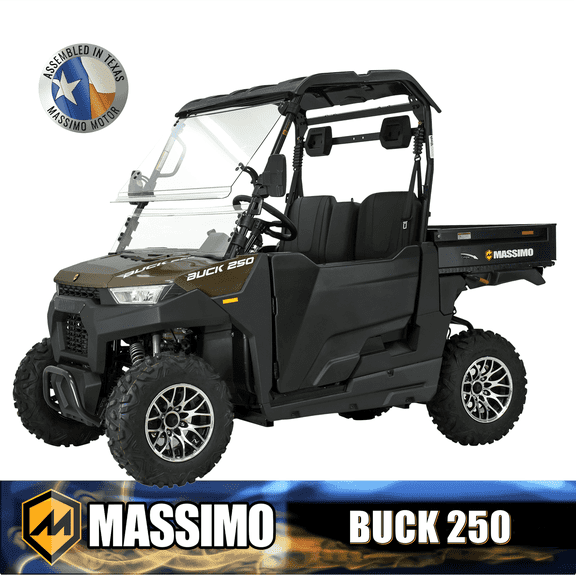 MotoTec 48V 1200W Electric Kids UTV Truck, Rideable Off-Road ATV, Green ...