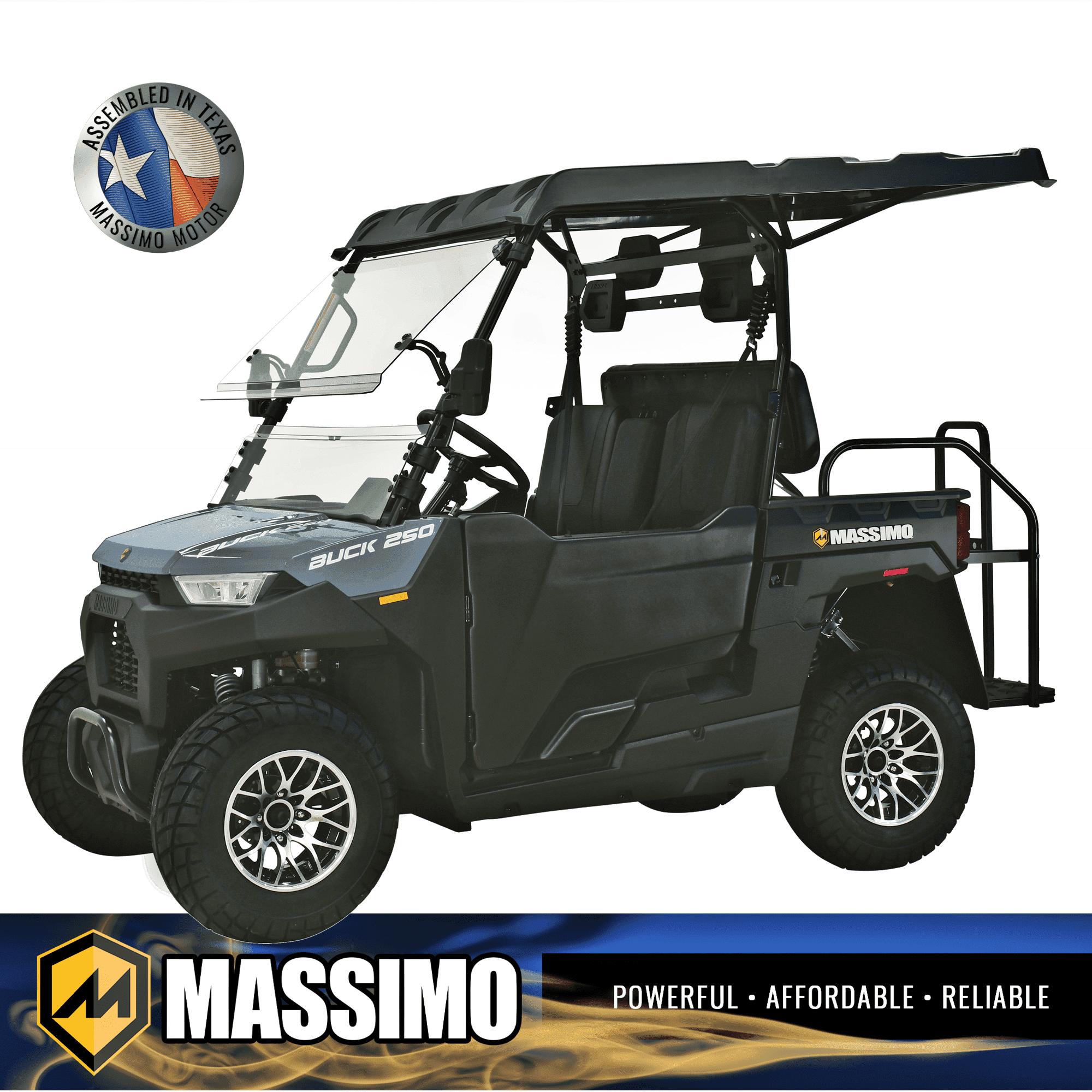 Massimo Buck 450X Side by Side UTV 4 Seat, EFI 4 Stroke 352cc/25 HP ...