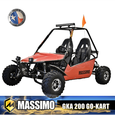 Massimo GKM 125 (Go Kart) (Black) - Walmart.com