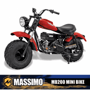 Coleman Powersports B200RSV 196cc Gas Powered Mini Bike, Black - Walmart.com