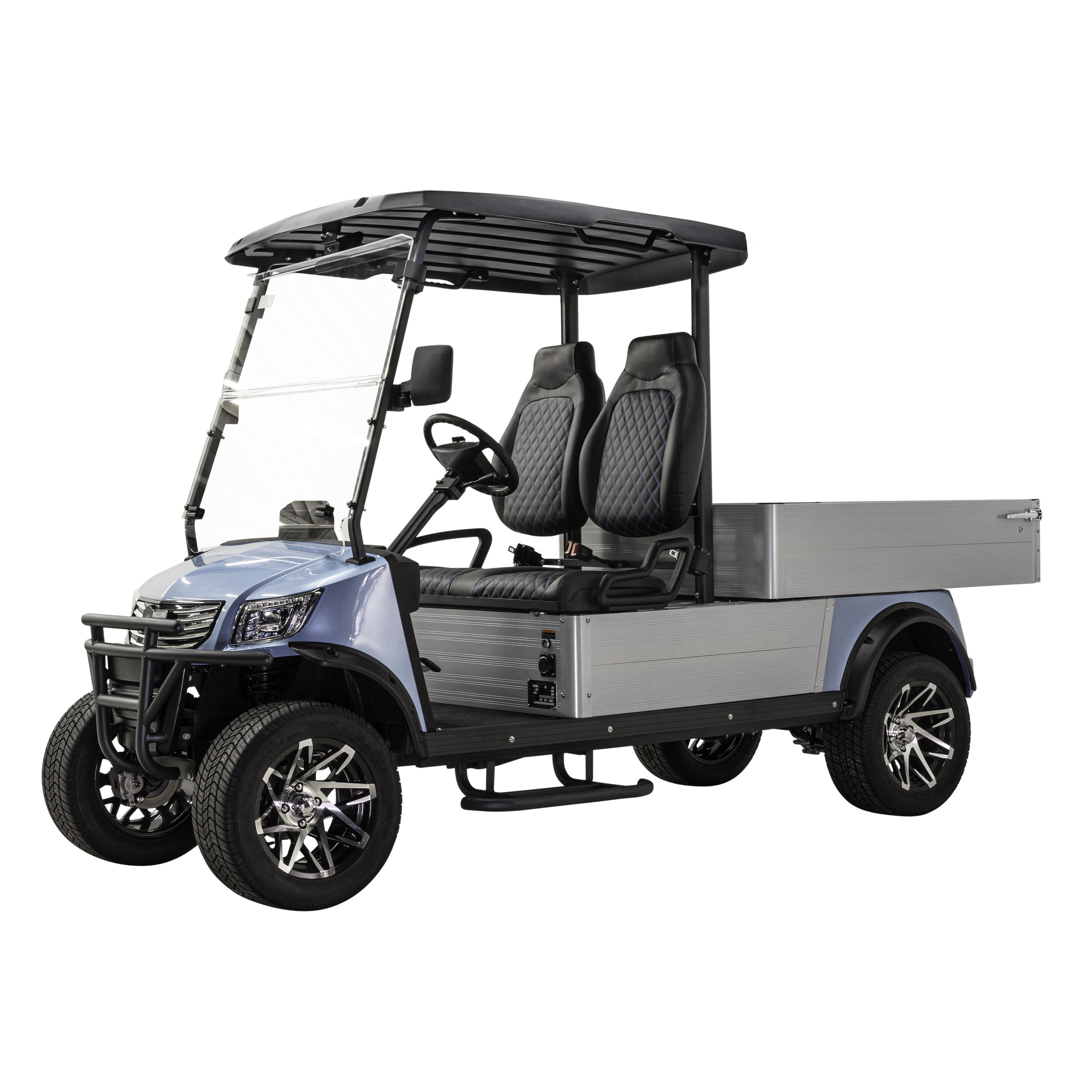 Massimo MVR Cargo Max Electric Utility Golf Cart 48V 5kW Motor - Blue ...