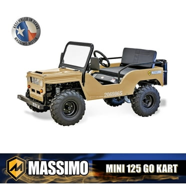 Massimo GKM 125 (Go Kart) (Black) - Walmart.com