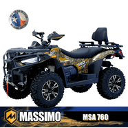 Massimo 352cc 4WD ATV with EFI, 4 Stroke Engine and 25HP - Camouflage ...