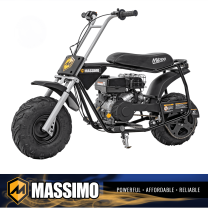 Coleman Powersports B200RSV 196cc Gas-Powered Rear Suspension Mini Bike ...