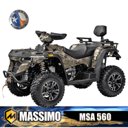 Massimo Motors MSA450F EFI 352cc 25 HP 4 Stroke Engine ATV Blue with ...