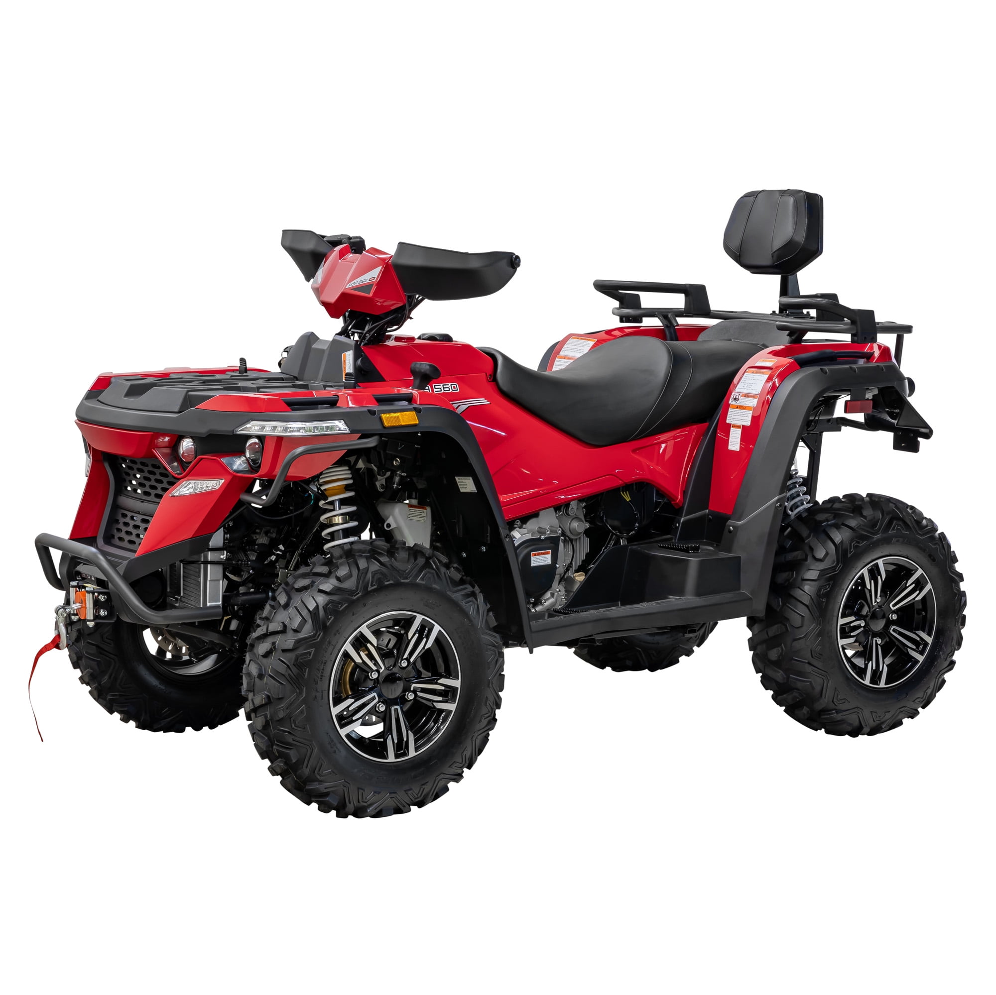 Massimo MSA 560 4WD 33HP 4 Stroke Engine ATV - 493cc, Red - Walmart.com