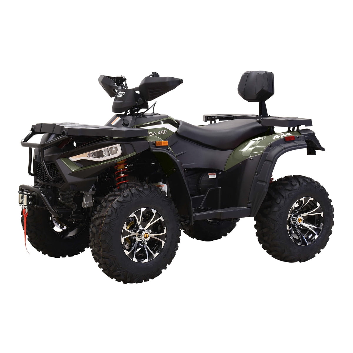 Massimo Motor MSA450F EFI 352cc 25 HP 4 Stroke Engine ATV Green ...