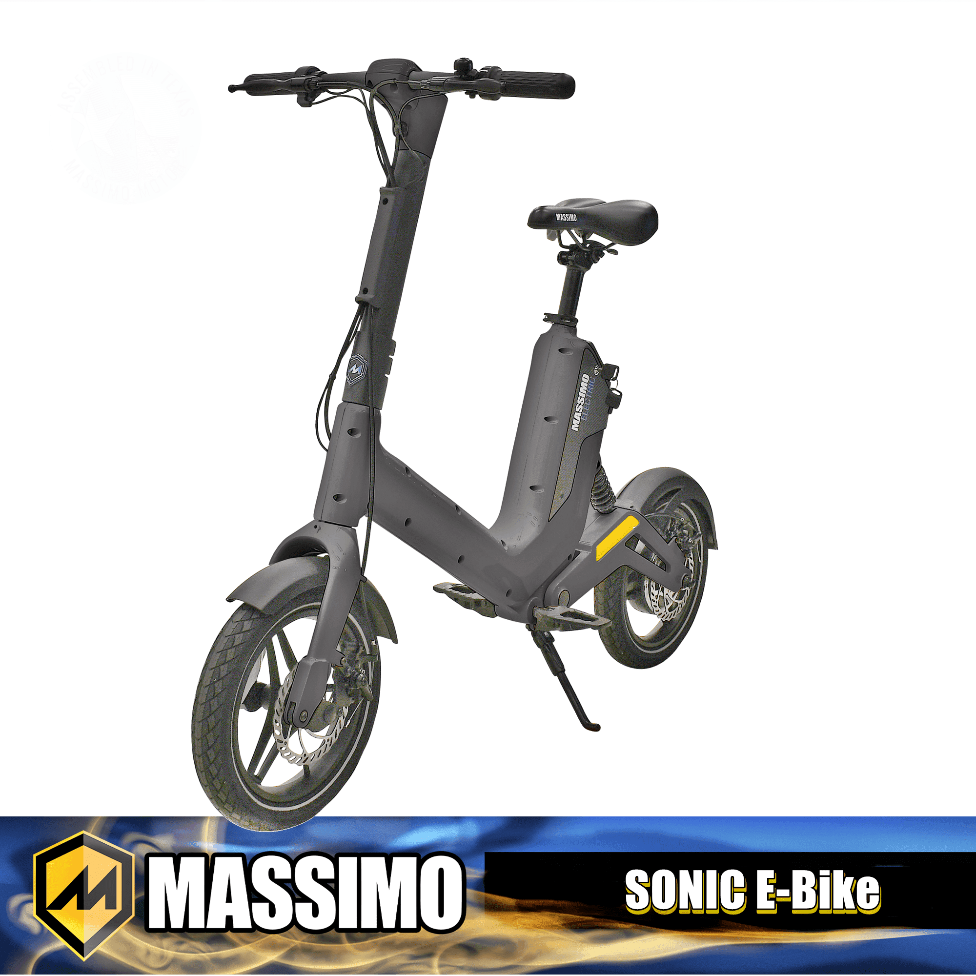 Massimo 350W Sonic Electric Scooter for Adults - Gray - Walmart.com