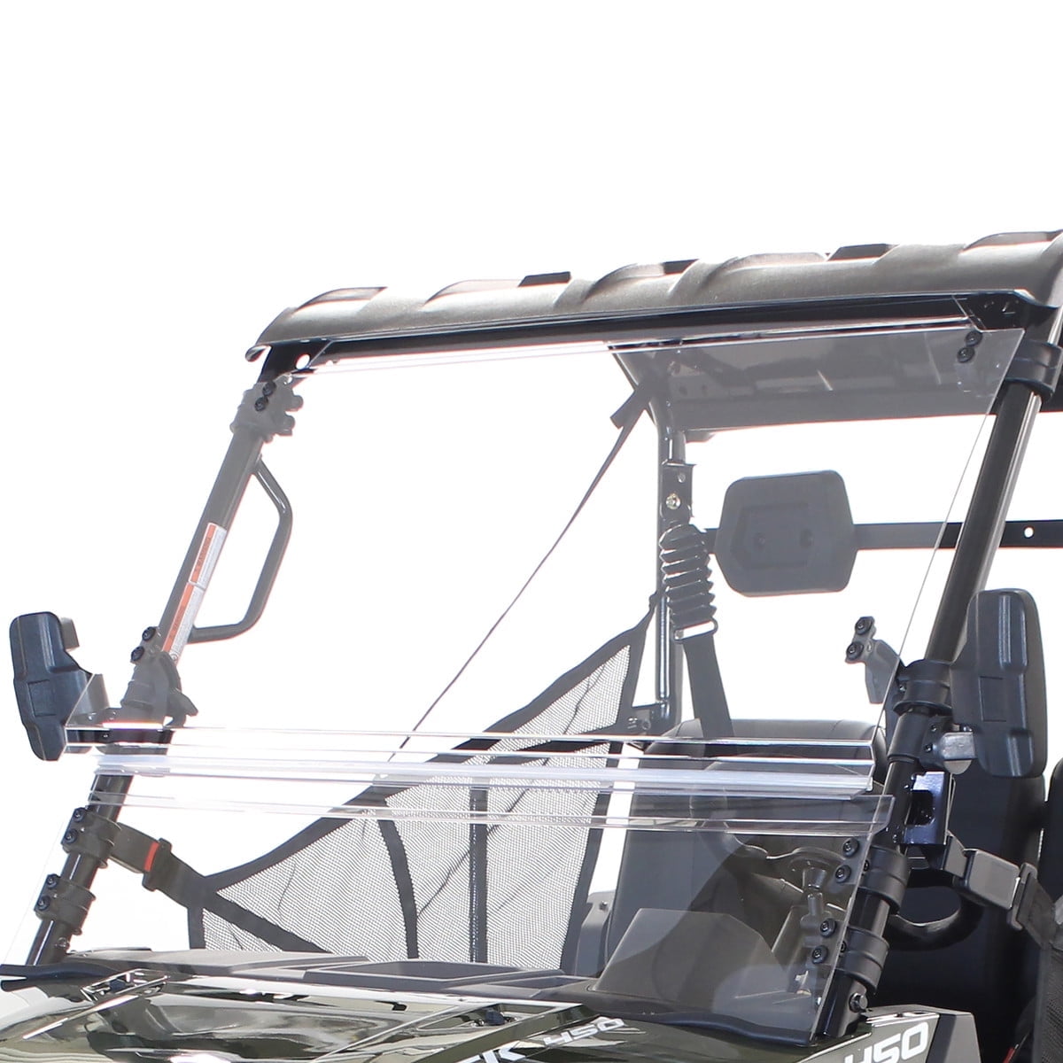 Massimo Full-Tilt Front Windshield for Buck 400 UTV – Folding Scratch ...