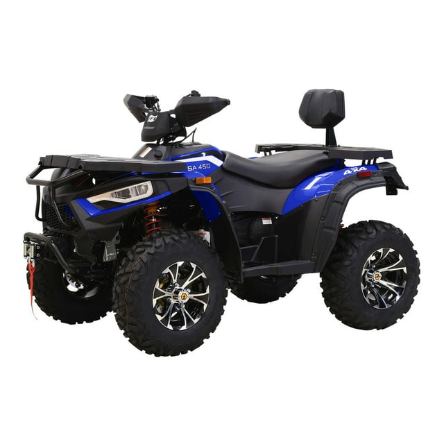 Massimo Motors MSA450F EFI 352cc 25 HP 4 Stroke Engine ATV Blue with ...