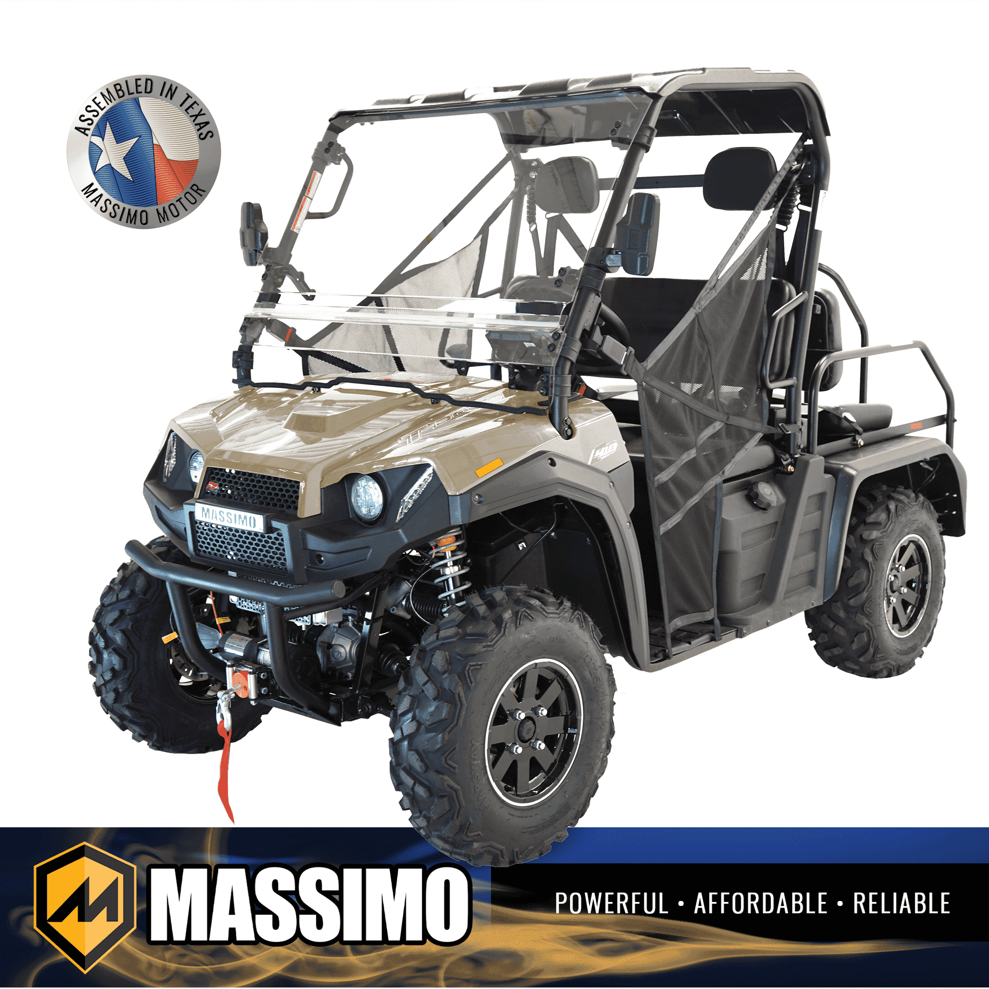 Massimo T-Boss 410X UTV 352cc, 4WD, 35mph Side by Side, 25.5 HP Gas ...