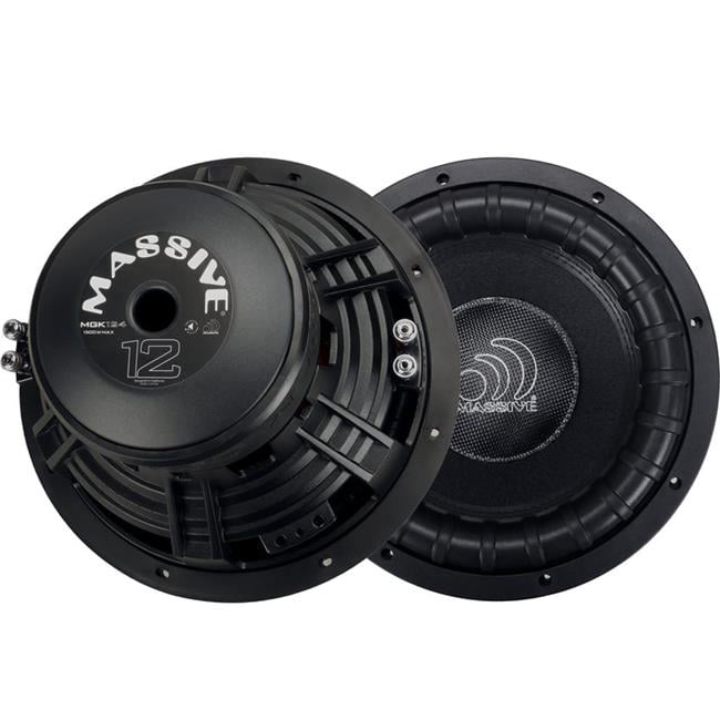 Massive 12 in. Dual 4 Ohm 2.5 in. 4-Layer V.C 750W RMS & 1500W Max ...