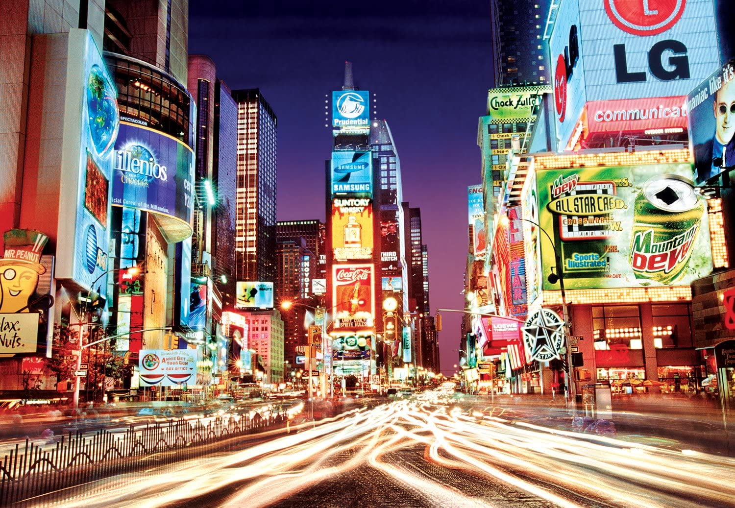 Buffalo Games Times Square 2000 Piece Jigsaw Puzzle Poster - Walmart.com