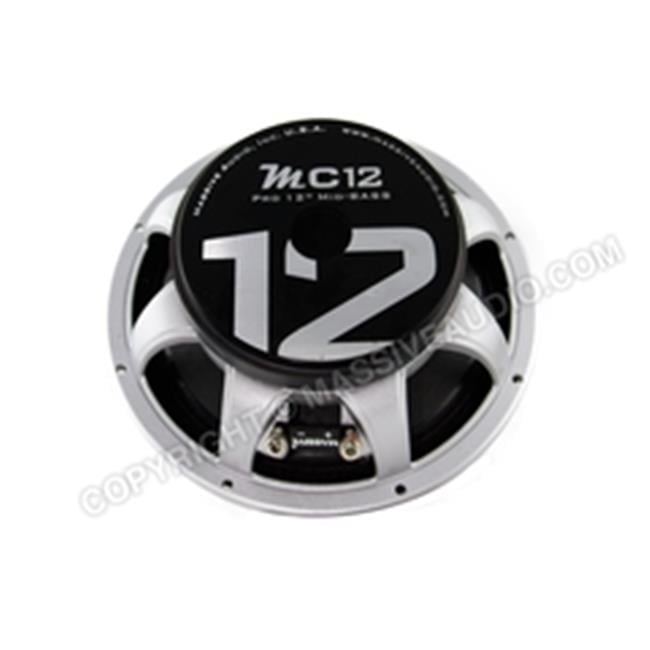 Massive Audio 12 in. 400W 8 Ohm Mid-Range Speaker Cast Basket - Walmart.com