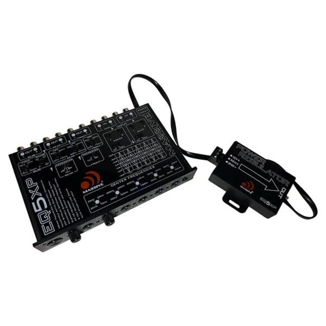 Massive Audio 5 Band Car Audio Parametric Equalizer & Crossover Signal ...