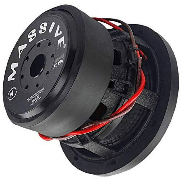 Massive Audio 8" 1400 Watt Subwoofer Dual 4 Ohm Competition HIPPOXL84 New - Walmart.com