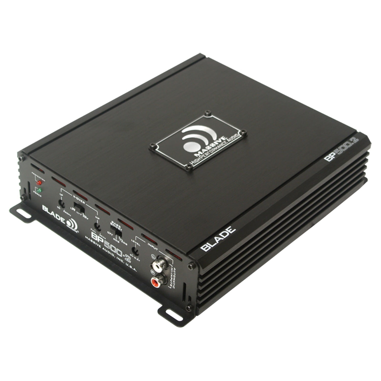 500W 2-Ch Class A/B 2-Ohm Stable Amplifier Massive Audio Blade / BP500 ...