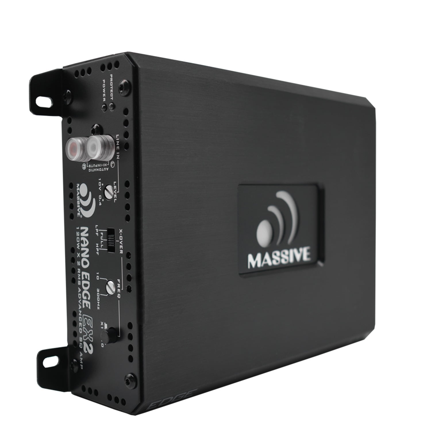 Massive Audio Ex2 Nano Edge Series 120-watt-rms X 2 At 4 Ohms 2-channel ...