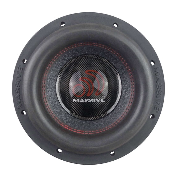 Massive Audio H82XR 2000W Peak (1000W RMS) 8" Hippo Series Dual 2-ohm ...