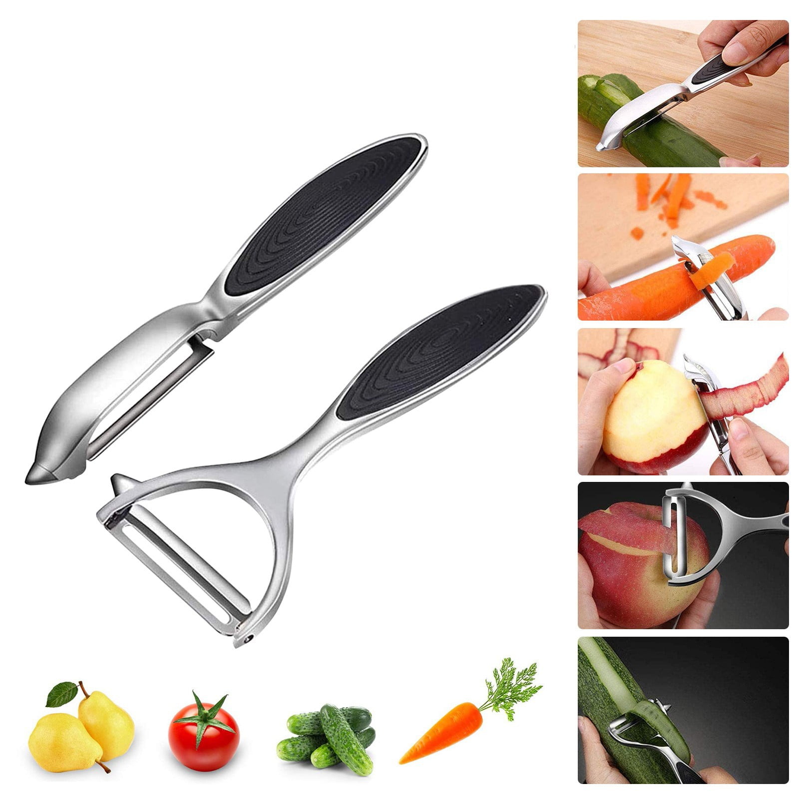 Massive Discounts,Kitchen Vegetable Peeler Set,Stainless Steel Peelers ...