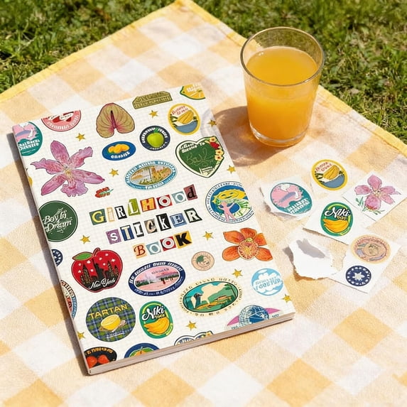 Massive Girlhood Sticker Book - 55 Pages with 1260+ Stickers, Includes ...