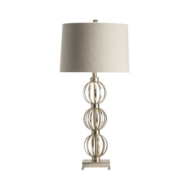 Massoud 34-Inch Table Lamp, Silver Leaf - Walmart.com